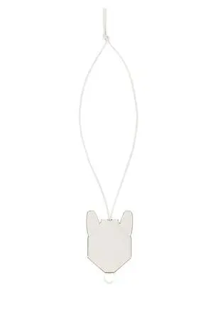 Loewe Printed Leather Futurist Cat Keyring