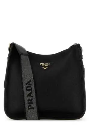 Prada Leather Shoulder Bag - Black