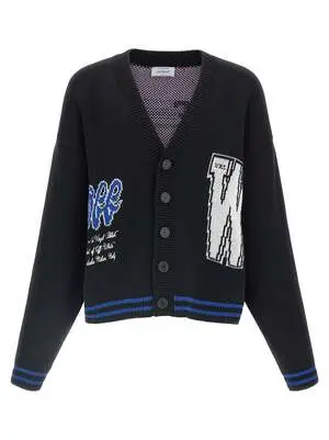 Off-white Long Sleeve Cardigans For Men