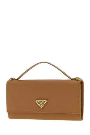 Prada Camel Leather Wallet