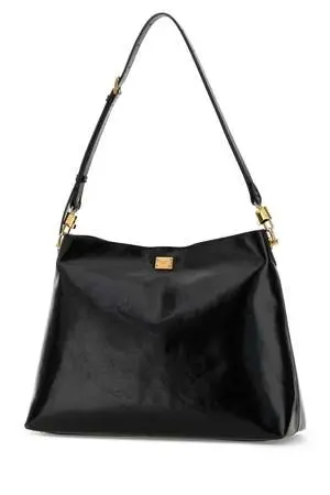 Dolce & Gabbana Leather Shopping Bag - Black