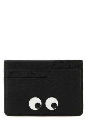 ANYA HINDMARCH Leather Card Holder - Black