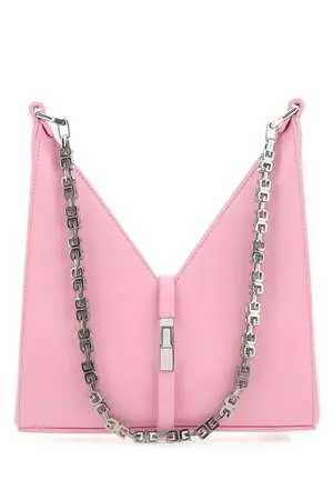 Givenchy Leather Mini Cut-out Shoulder Bag - Pink