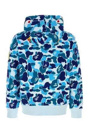 A BATHING APE Printed Cotton Abc Camo 2nd Shark Sweatshirt