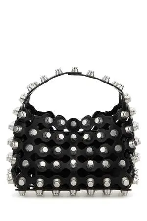 Alexander Wang Embellished Leather Small Rex Handbag - Black
