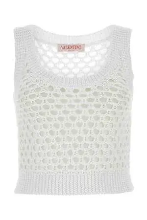 Valentino Garavani Knit Tank - White