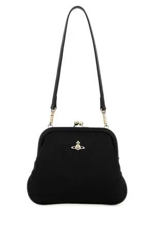 VIVIENNE WESTWOOD Fabric Shoulder Bag - Black
