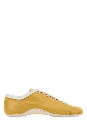 Dries Van Noten Leather Sneakers - Yellow
