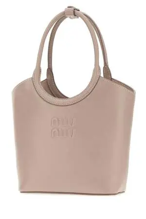 Miu Miu Dove Grey Leather Ivy Handbag