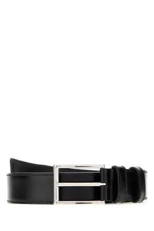 Prada Leather Belt - Black