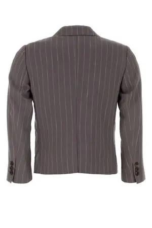 Dries Van Noten Embroidered Wool Blend Bamis Blazer