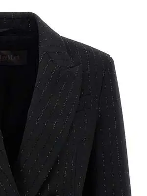 Max Mara Appia Wool Sail Sequined Blazer