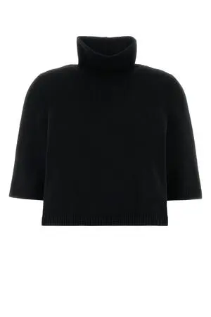 Alaïa Ivory Cashmere Blend Sweater - White