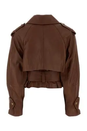 Zimmermann Leather Hypnotic Trench Coat