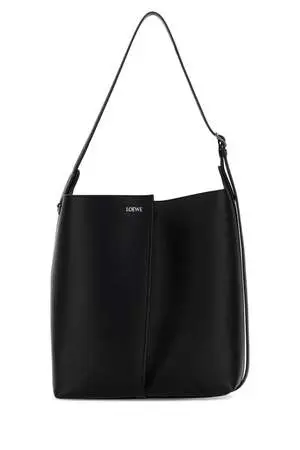 Loewe Leather Large Bilbao Bucket Bag - Black