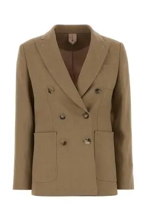 Max Mara Camel Hamp Gel Blazer - Brown