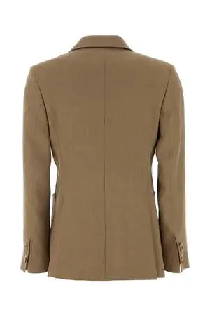Max Mara Camel Hamp Gel Blazer
