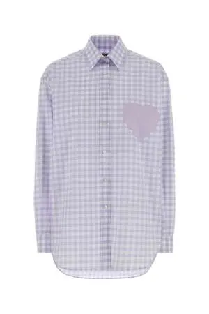 Moschino Embroidered Poplin Oversize Shirt - Multicolor