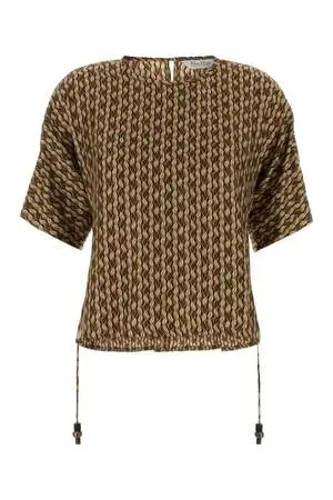 Max Mara Printed Silk Nordica Blouse - Multicolor
