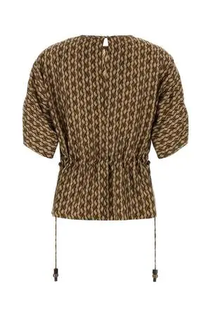 Max Mara Printed Silk Nordica Blouse - Multicolor