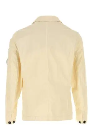 C.P. COMPANY Cream Cotton Blend Blazer