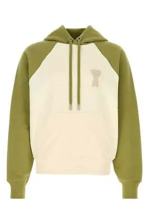 AMI Paris Two-tone Cotton Sweatshirt - Multicolor