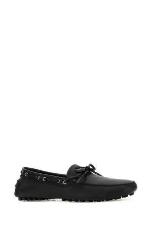 Prada Leather Loafers - Black