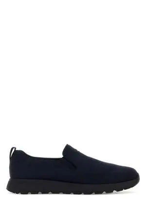Prada Jersey Slip Ons - Blue