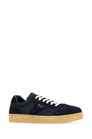 Prada Suede And Re-nylon Sneakers