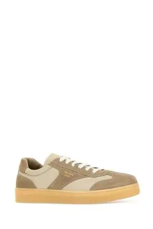 Prada Suede And Fabric Sneakers