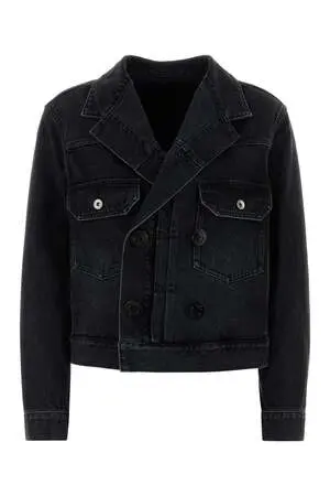 Sacai Cotton Denim Jacket - Black