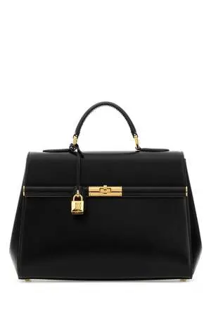Dolce & Gabbana Leather Marlene Handbag - Black