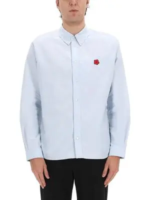 Kenzo Boke Flower Logo Shirt - Blue