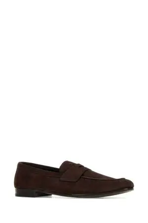 Prada Suede Loafers - Brown