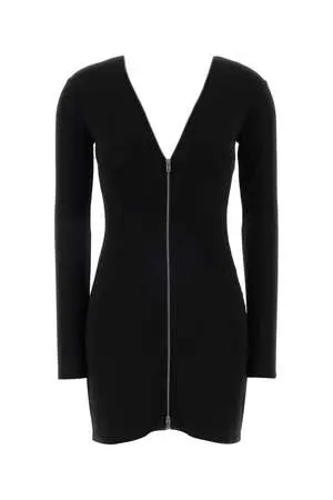 Alexander Wang Stretch Viscose Mini Dress - Black