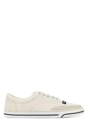 Dolce & Gabbana Ivory Canvas Dg Sailing Sneakers - White