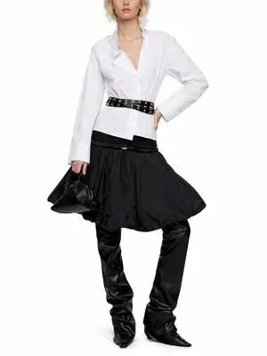 Attico Asymmetrical Shirt - White