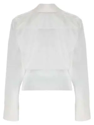 Attico Asymmetrical Shirt - White