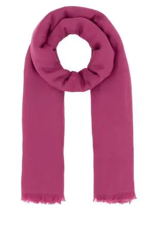 Max Mara Max Mara Women Fuchsia Cotton Blend Aeremi Scarf Pink