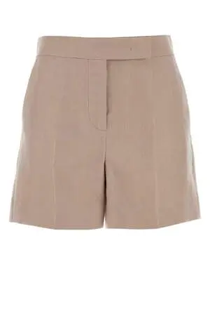 Max Mara Antiqued Silk Aerosi Shorts - Pink