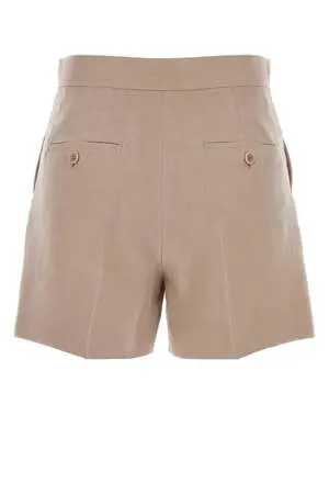 Max Mara Antiqued Silk Aerosi Shorts - Pink