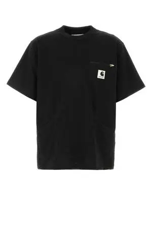 SACAI BY CARHARTT Cotton Oversize Sacai X Carhartt Wip T-shirt - Black