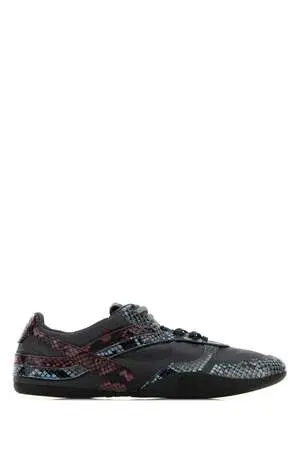 Miu Miu Fabric And Leather Sneakers