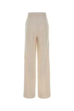 Max Mara Attinia Wool Trousers - White