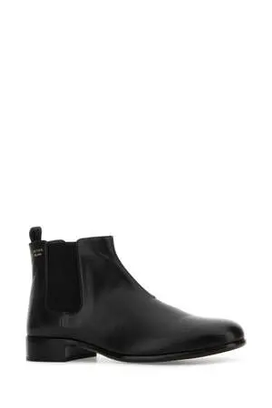 Prada Leather Ankle Boots