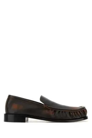 Dries Van Noten Leather Loafers - Brown