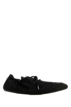 Prada Canvas Collapse Sneakers - Black