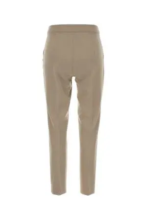 Max Mara Stretch Viscose Blend Pegno Pant - Brown