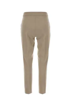 Max Mara Stretch Viscose Blend Pegno Pant - Brown