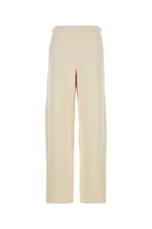 Max Mara Cotton Blend Wide-leg Pant - White